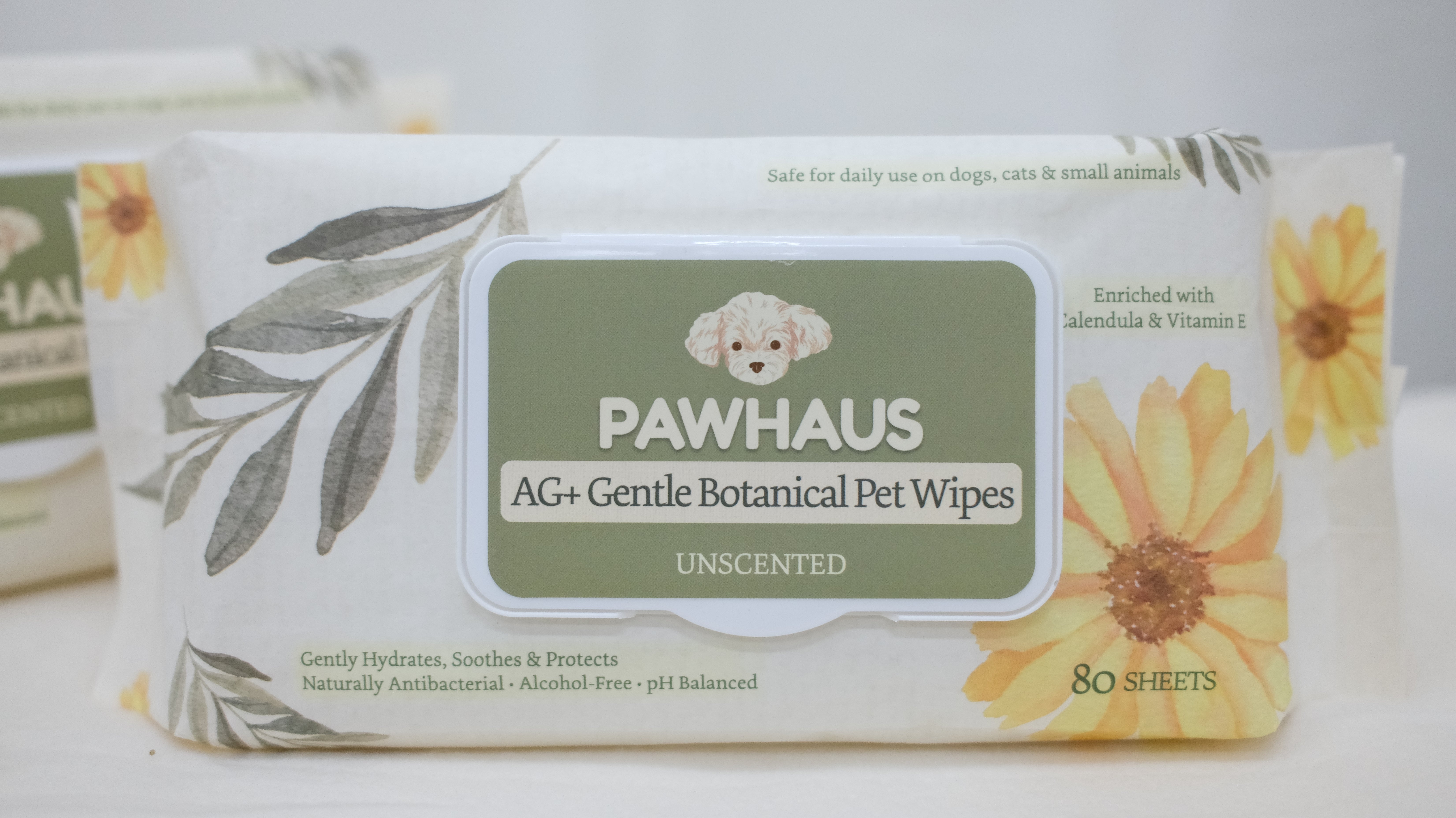 AG+ Gentle Botanical Pet Wipes – PAWHAUS